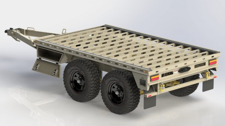 Off Road Trailer M-H 4.7. ATX. MILITARY TRANSPORT TRAILER