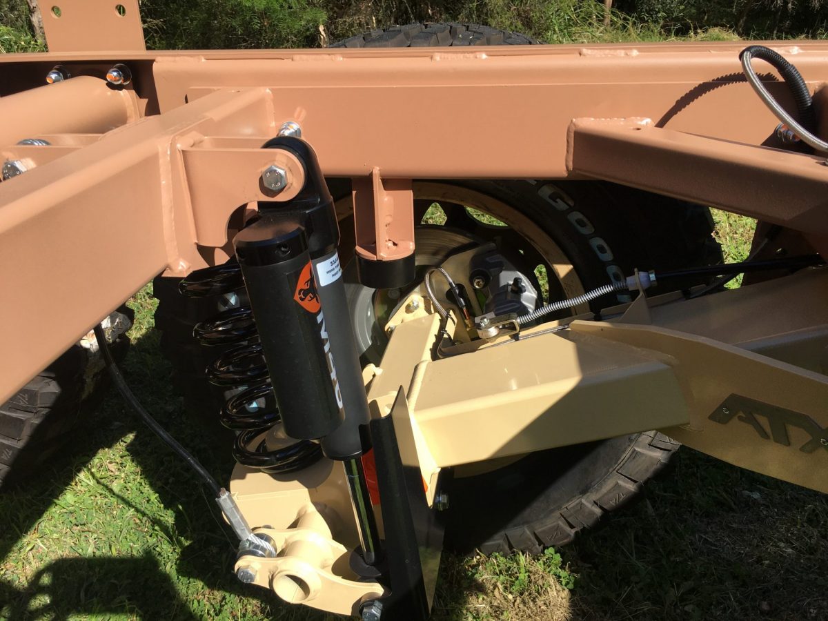 Off Road Designs - Coil Spring Off Road Tandem Trailer Chassis