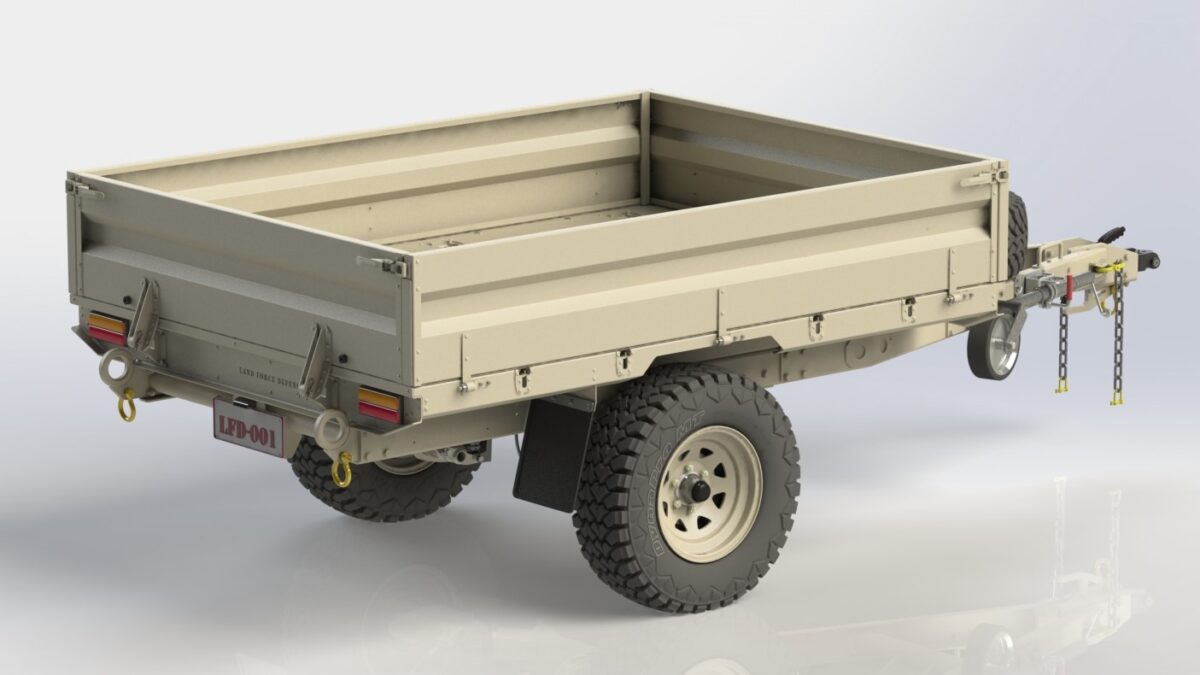 Light Tactical Support Trailer - Off Road Designs