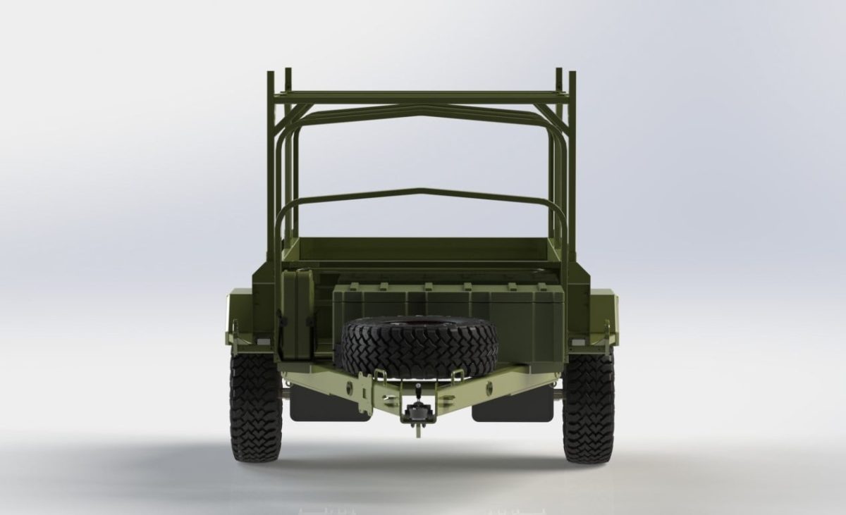 Single Axle Off Road Box Trailer